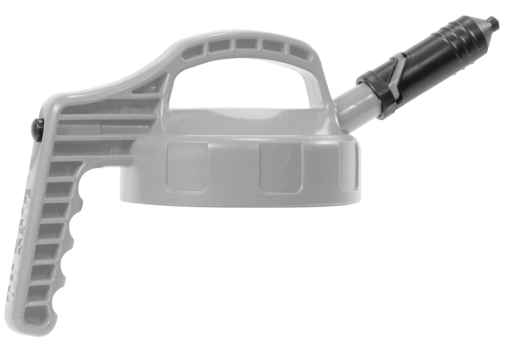 Item # LEX-MSGR, Xpel® Mini Spout Lid - Gray On Lubrication Engineers